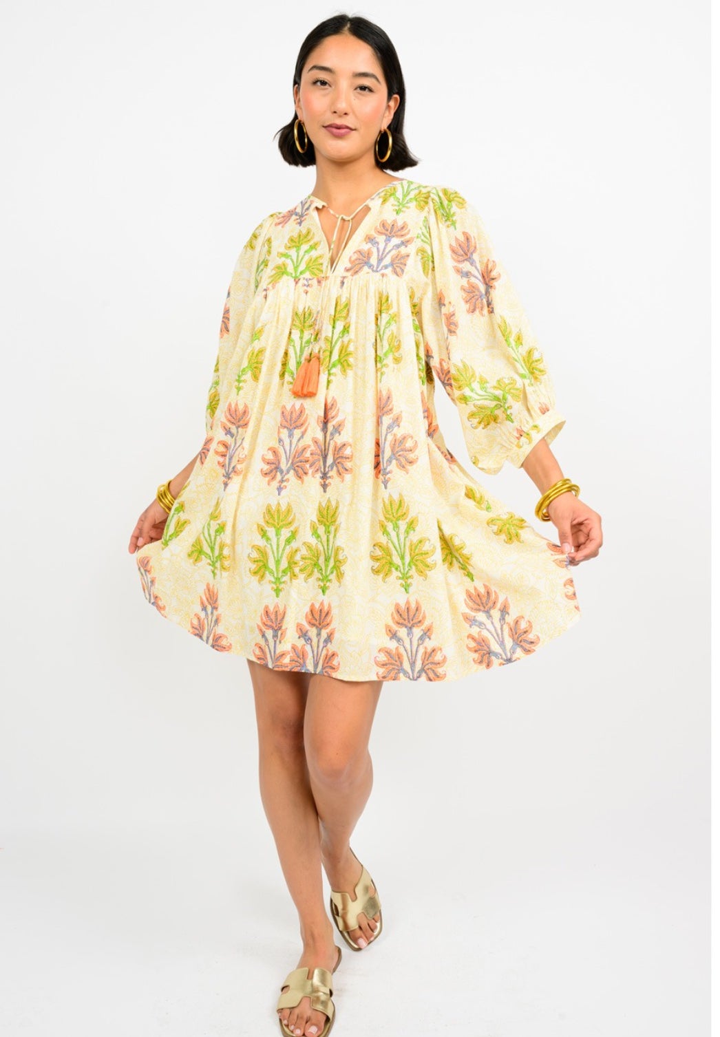IVY JANE 75692 Breezy Block Print Dress | The Gift Solution